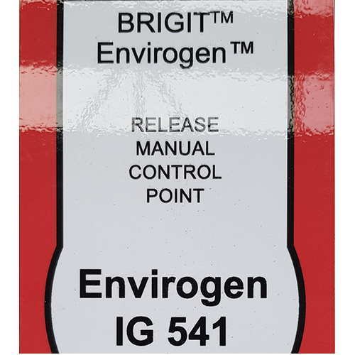 Manual Release Sign IG55/541