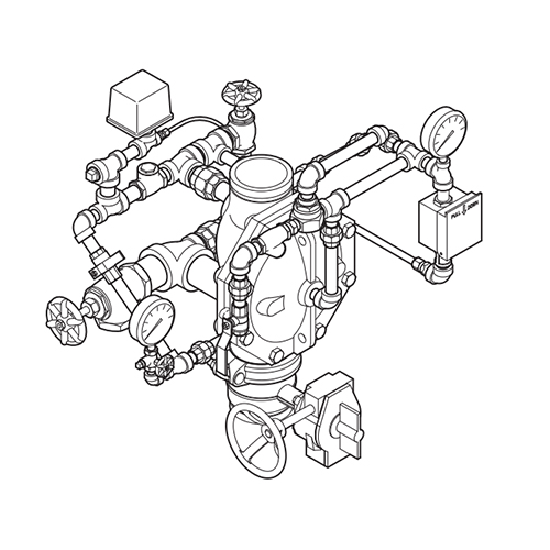 DV5 -100/150/200mm Wet Pilot trim